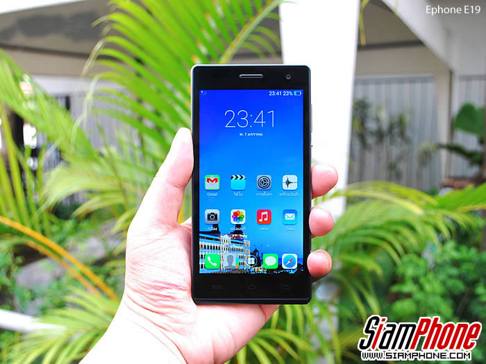 รีวิว Ephone E19 แอนดรอยด์โฟนหน้าจอ 5 นิ้ว, CPU Quad-Core, กล้องหน้า ...