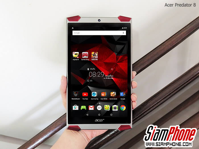 รีวิว Acer Predator 8 แท็บเล็ตดีไซน์ล้ำสมัยถูกออกแบบมาเพื่อเกมเมอร์ตัวจริง