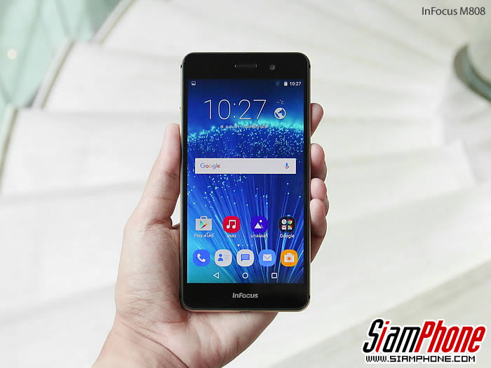 รีวิว InFocus M808 สมาร์ทโฟนดีไซน์ Unibody, จอ 5.2 นิ้ว Full HD, CPU ...