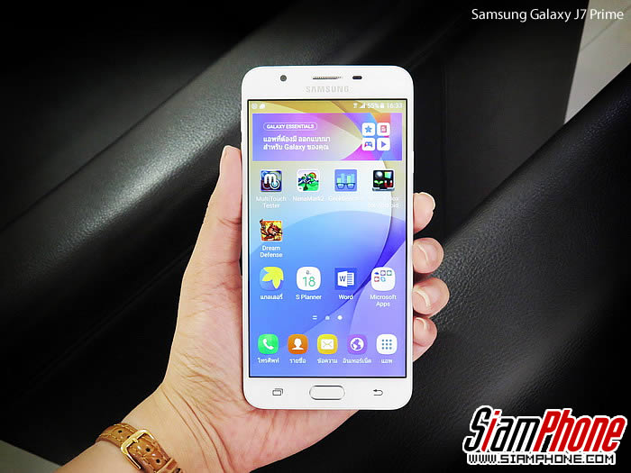 รีวิว Samsung Galaxy J7 Prime หน้าจอ 5.5 นิ้ว ครอบทับกระจก 2.5D สแกนลายนิ้วมือได้ พร้อม Ram 3GB ...