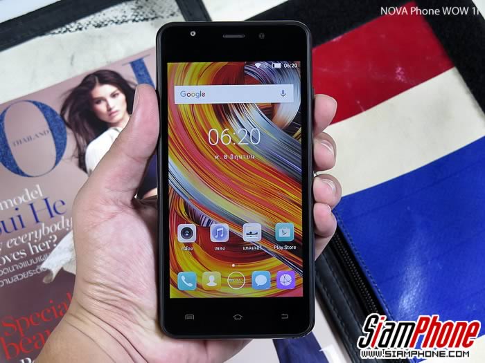 รีวิว NOVA Phone WOW 1i สมาร์ทโฟน 2 ซิม 3G มีระบบสแกนใบหน้าเพื่อปลดล็อค