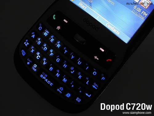Siamphone.com : รีวิวโทรศัพท์มือถือ Dopod C720w - ดูพอด
