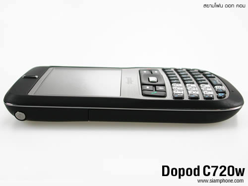 Siamphone.com : รีวิวโทรศัพท์มือถือ Dopod C720w - ดูพอด