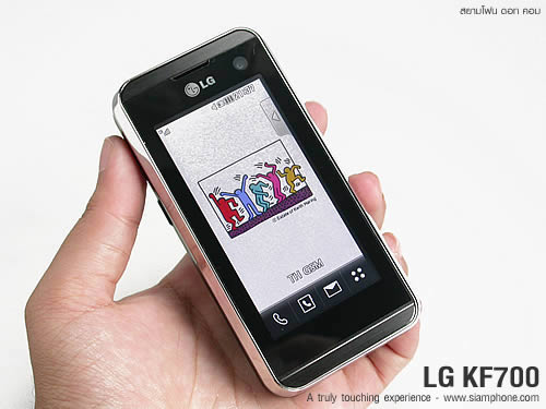 Siamphone.com : รีวิวโทรศัพท์มือถือ LG KF700 Review - แอลจี KF700