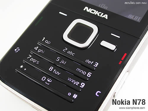 Siamphone.com : รีวิวโทรศัพท์มือถือ Nokia N78 Review - โนเกีย N78