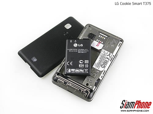 Siamphone.com : รีวิวโทรศัพท์มือถือ LG Cookie Smart T375 Review - แอลจี ...