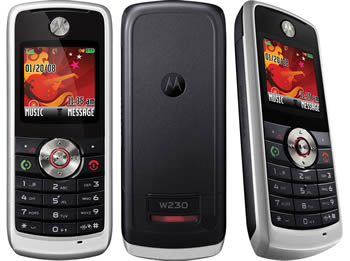 Motorola W230 Mobile phone Price 2,190 THB - Siamphone.com