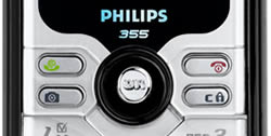 มือถือ Phillips 355 - ฟิลิปส์ 355 โทรศัพท์มือถือ | Siamphone.com